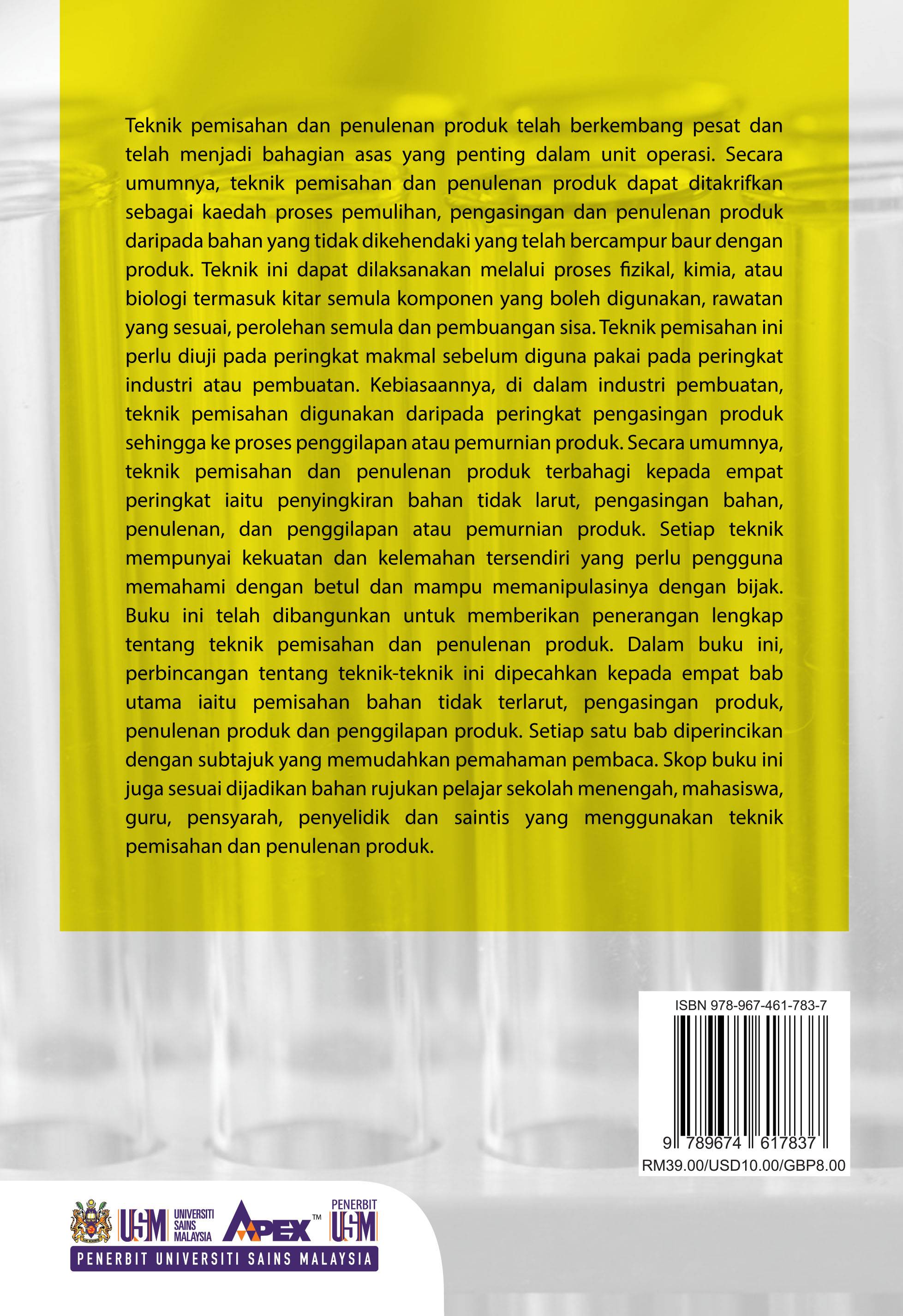 Teknik Asas Pemisahan dan Penulenan Produk