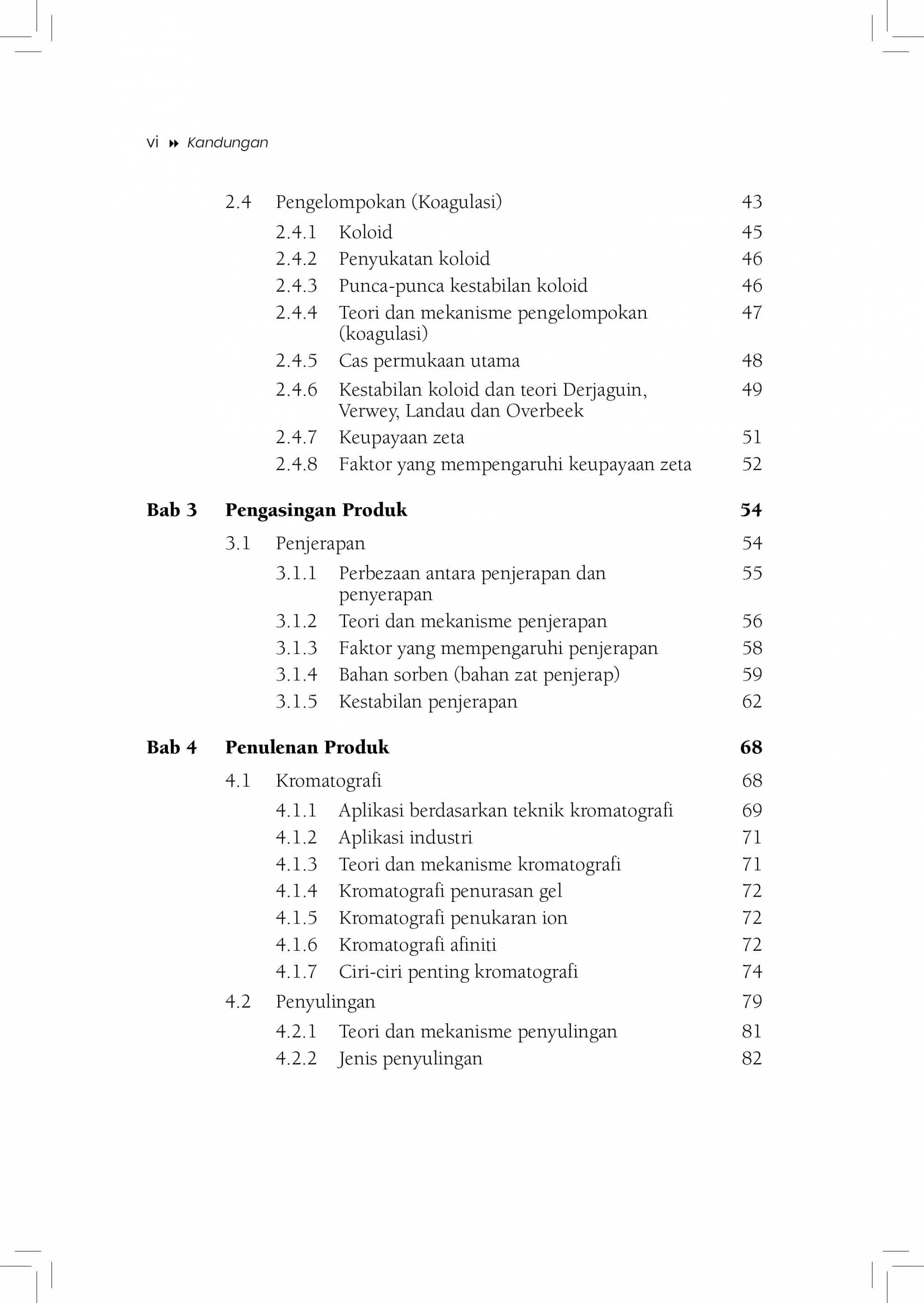 Teknik Asas Pemisahan dan Penulenan Produk