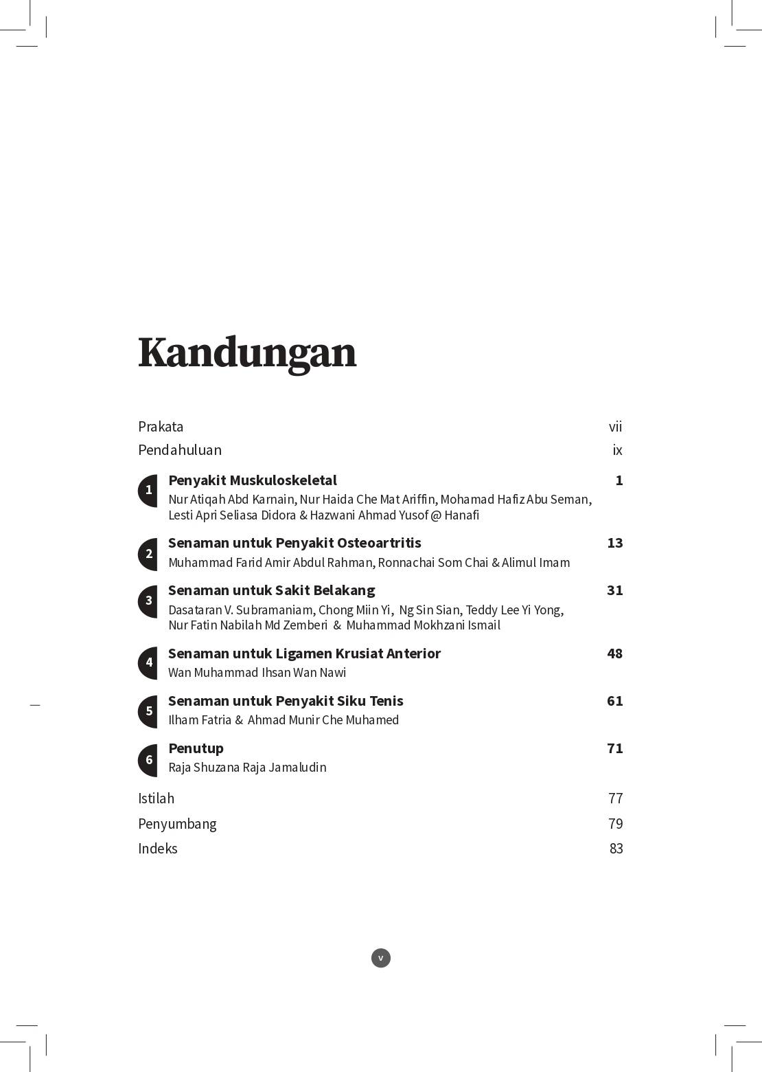 Senaman untuk Penyakit Muskuloskeletal