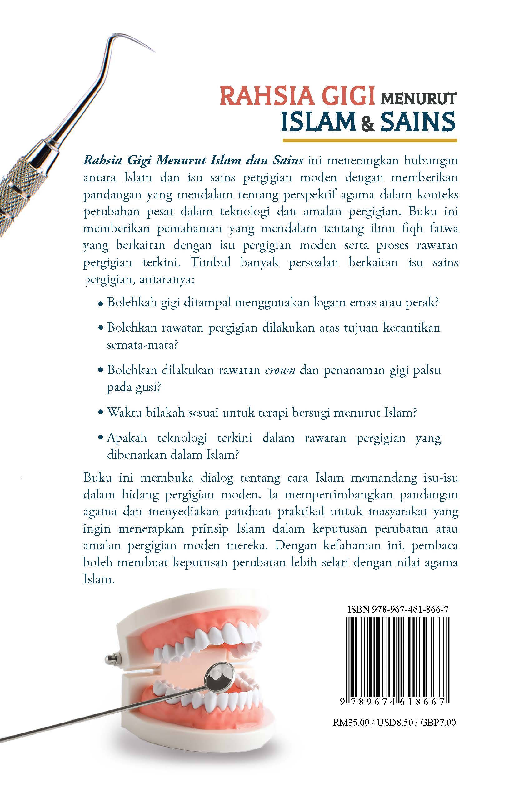 Rahsia Gigi Menurut Islam & Sains