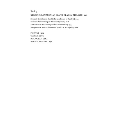 Praktis Sunah dalam Mazhab Syafi’i