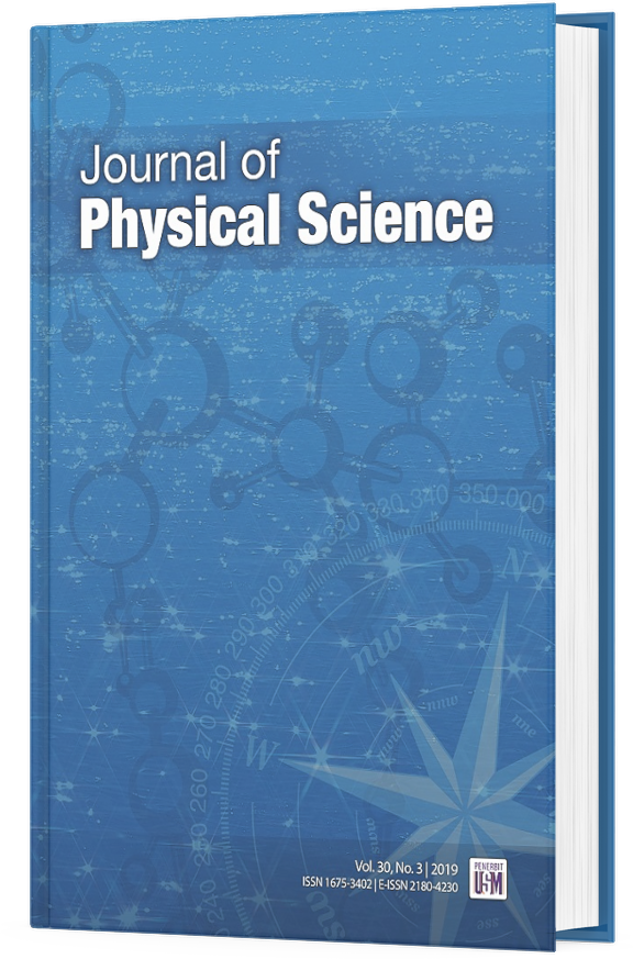 Journal of Physical Science Vol. 30, No. 3 (2019)